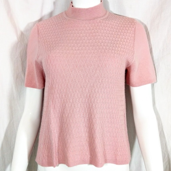 Koret | Sweaters | Koret Petite Pink Sweater W Pretty Front Design ...